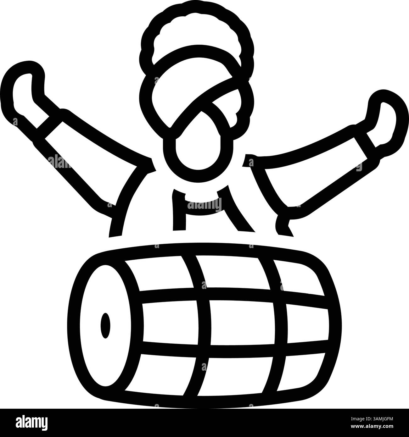 Icon for punjabi folk dances, punjabi Stock Vector Image & Art - Alamy