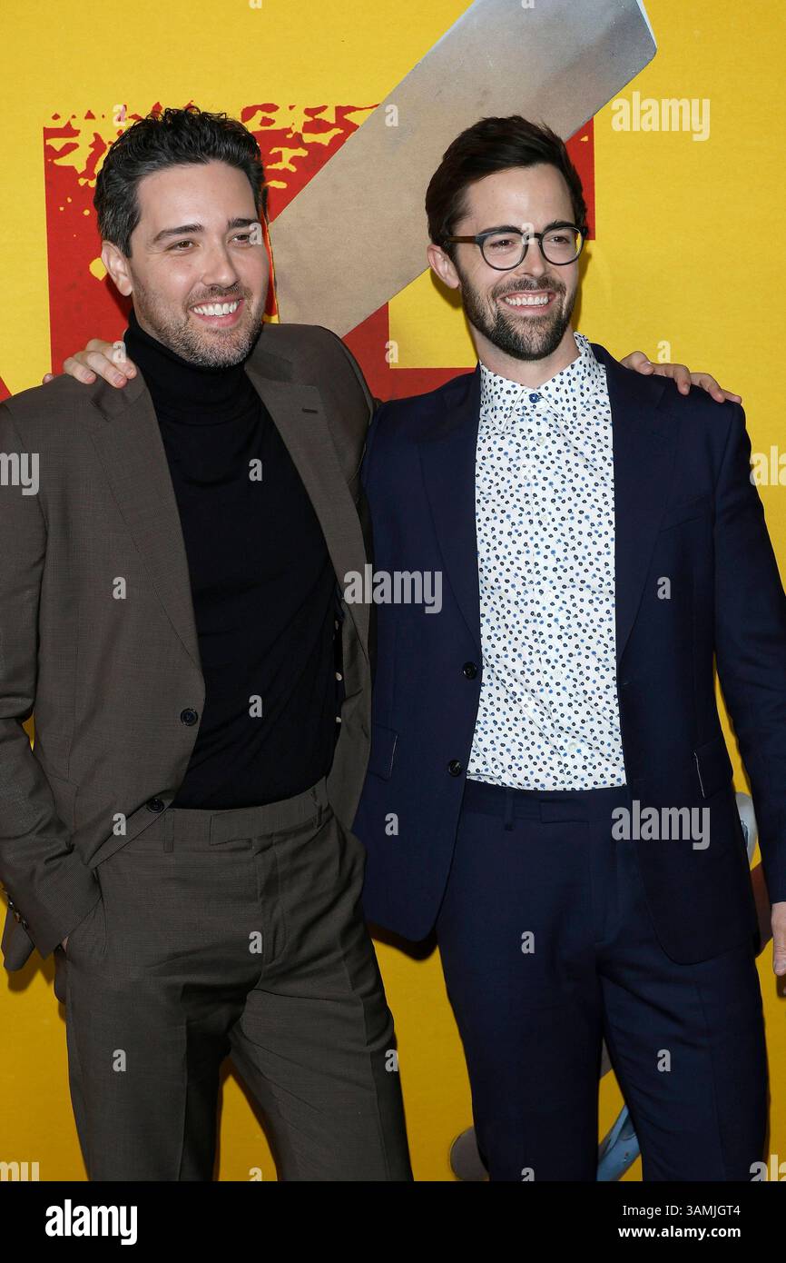 LOS ANGELES - MAR 10: Robert Olsen, Dan Berk at the "Novocaine" Los ...