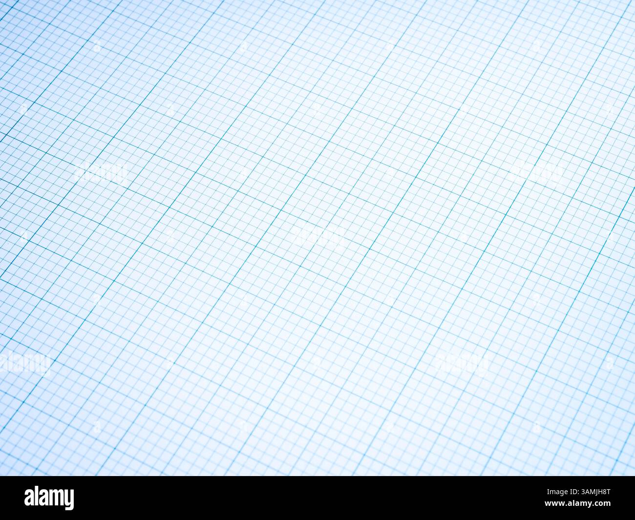 Close-up green graph line, white background. Logarithmic graph grid ...