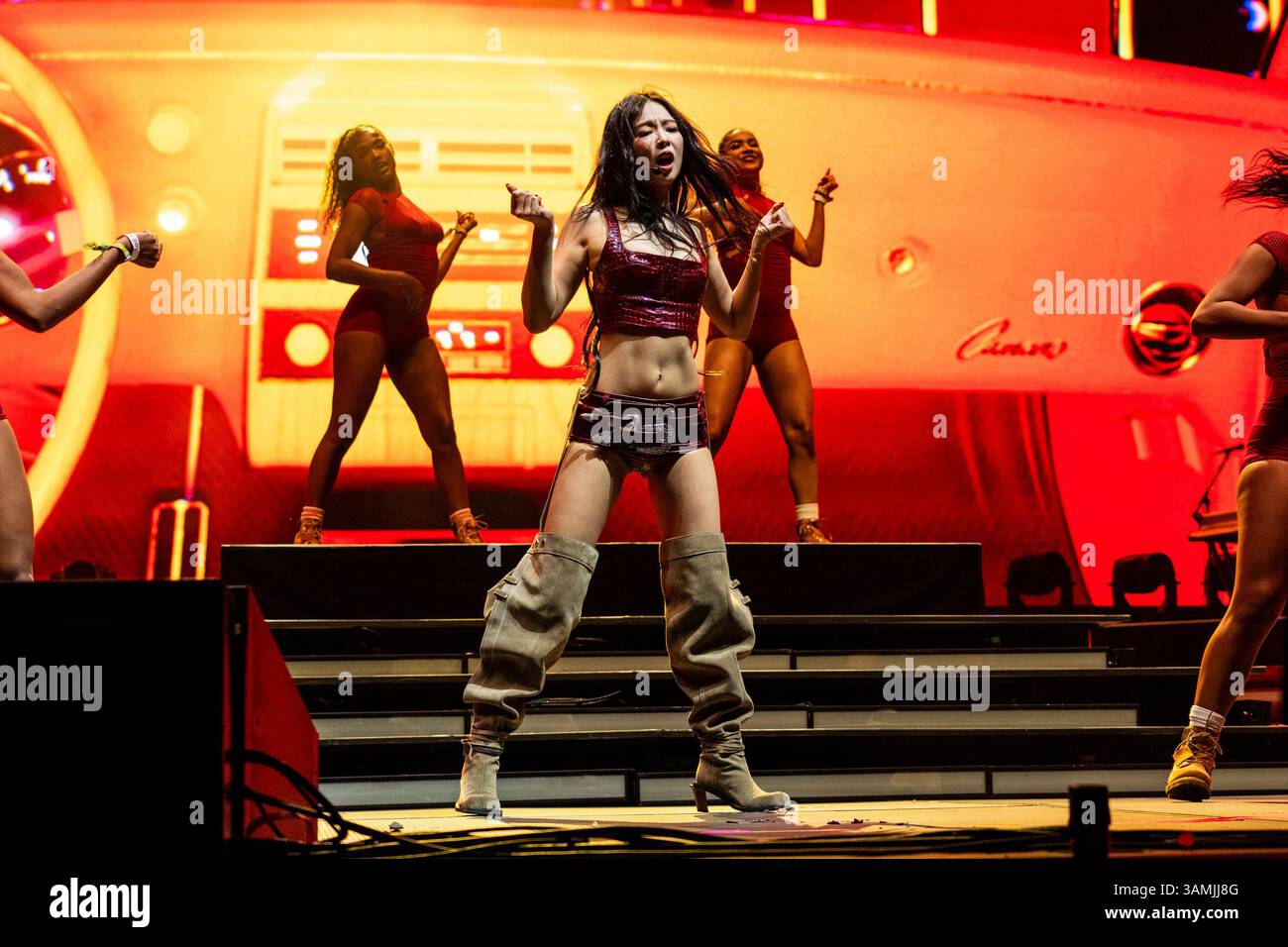 JENNIE performs during the first weekend of the Coachella Valley Music ...