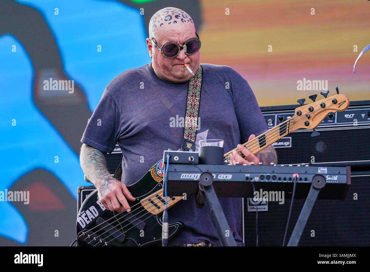 April 5, 2025, Doral, Florida, USA: Guitarist Eric Wilson of Sublime ...