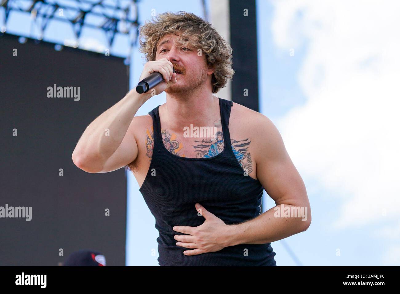 April 5, 2025, Doral, Florida, USA: Jakob Nowell of Sublime performs ...