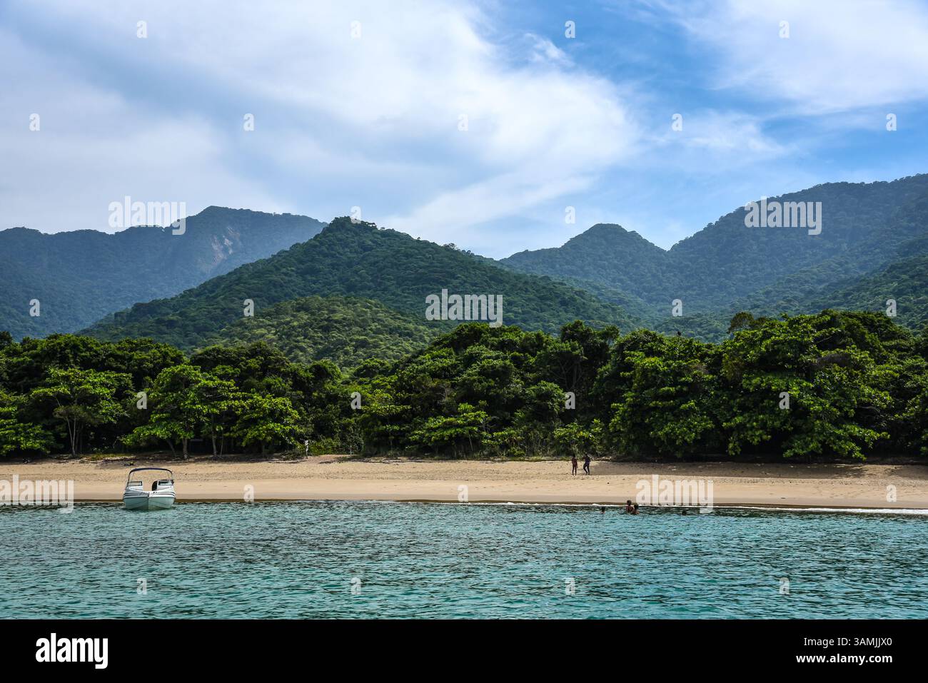 Remote Beach and Atlantic Forest in Angra dos Reis, Brazil Stock Photo ...