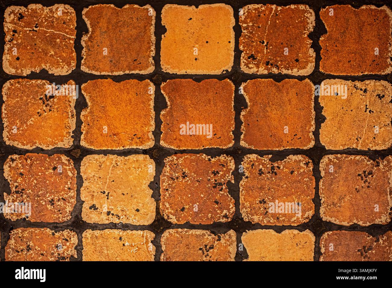 decorative clay floor and wall tiles for interior design Stock Photo ...
