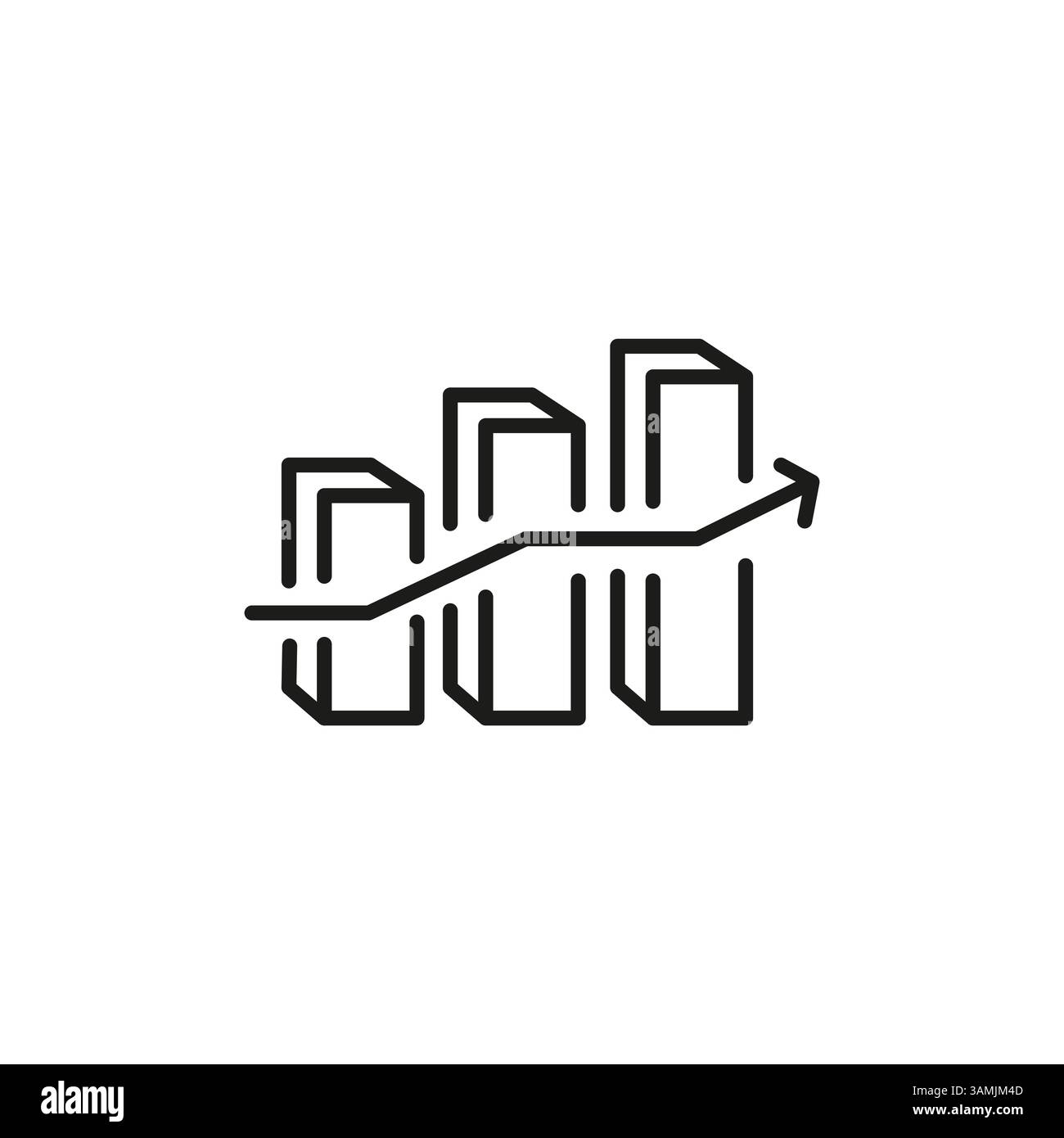 Online business news graph Cut Out Stock Images & Pictures - Alamy