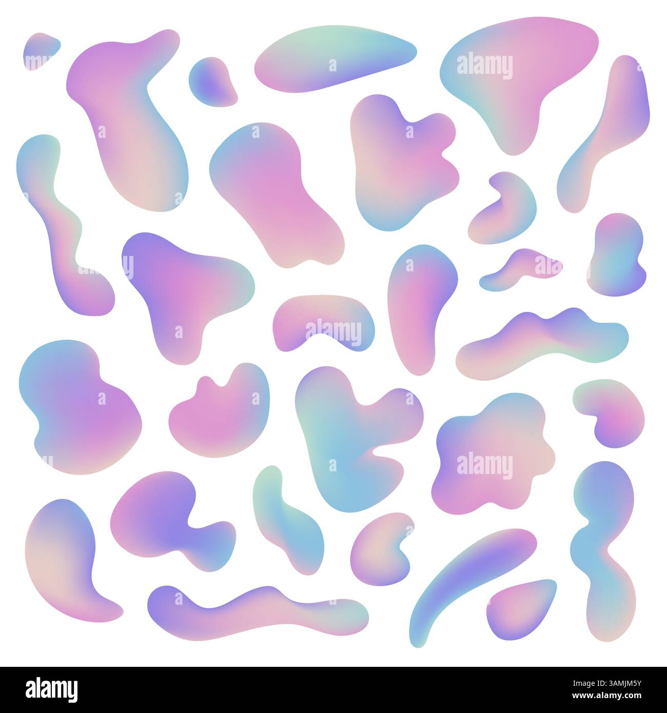 Abstract liquid gradient hologram texture Cut Out Stock Images ...