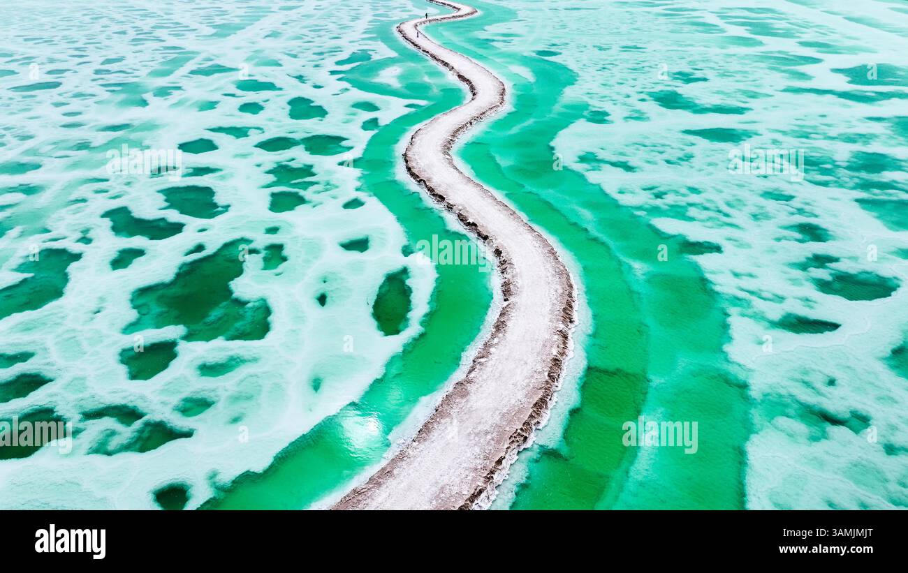 **CHINESE MAINLAND, HONG KONG, MACAU AND TAIWAN OUT** Aerial photo ...