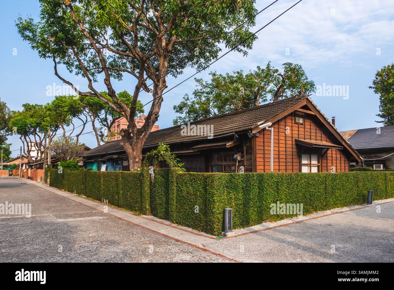 Dormitory of Chiayi Old Prison located in Chiayi City, Taiwan Stock ...