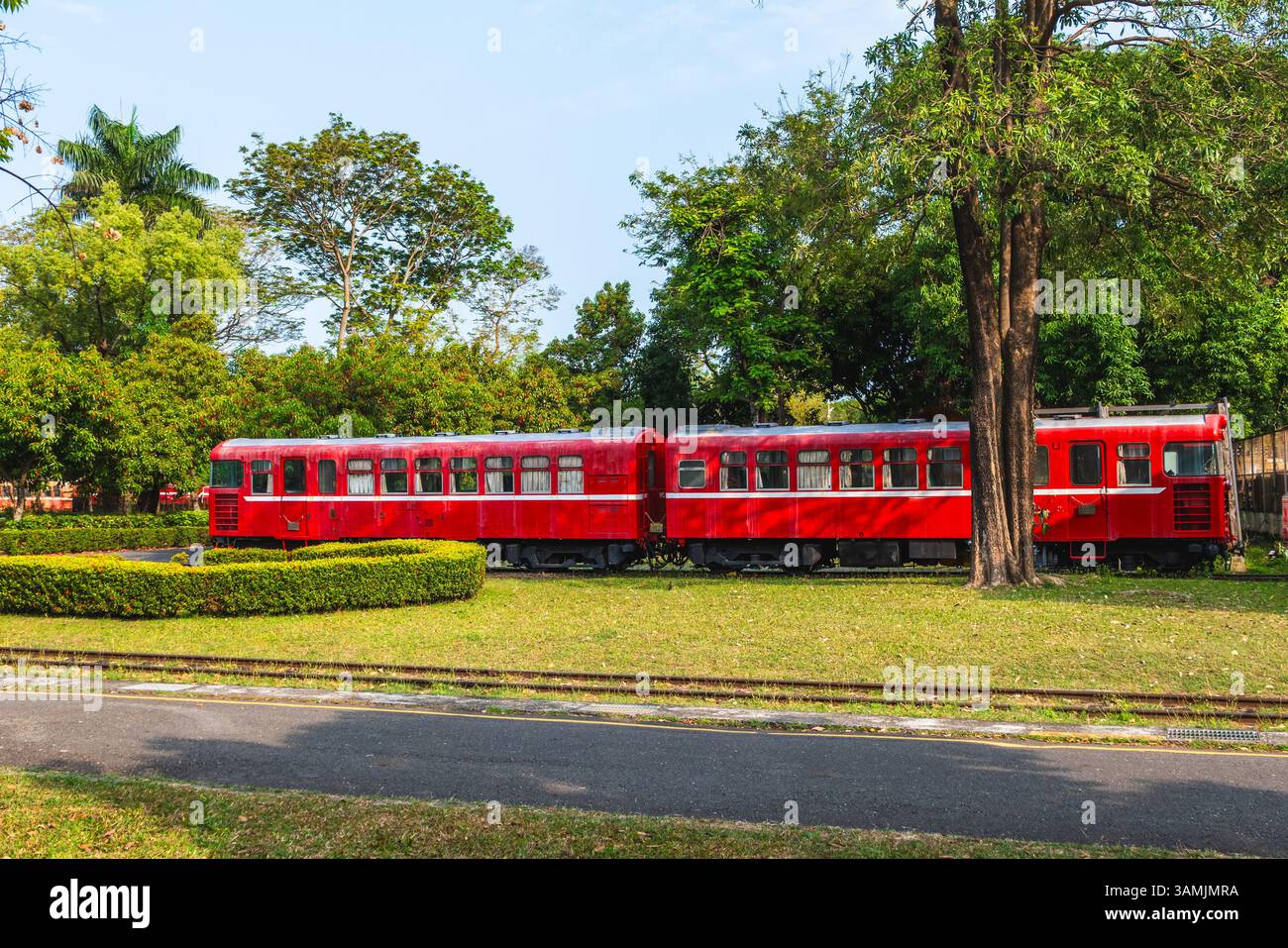 Alishan Forest Railway Garage Park in Chiayi City, Taiwan Stock Photo ...