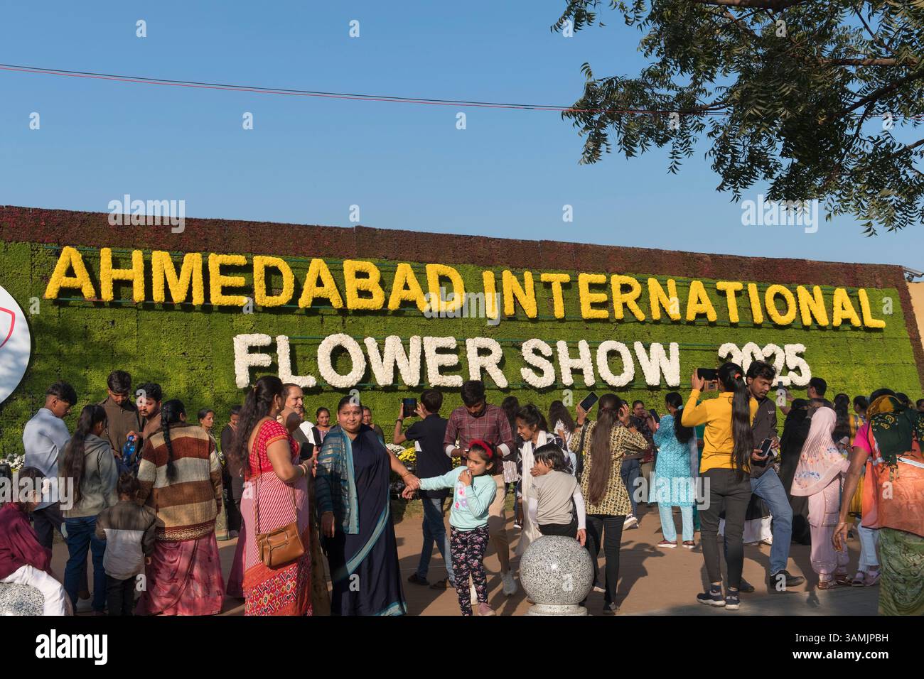 Ahmedabad International Flower Show Ahmedabad Gujarat India Stock Photo ...