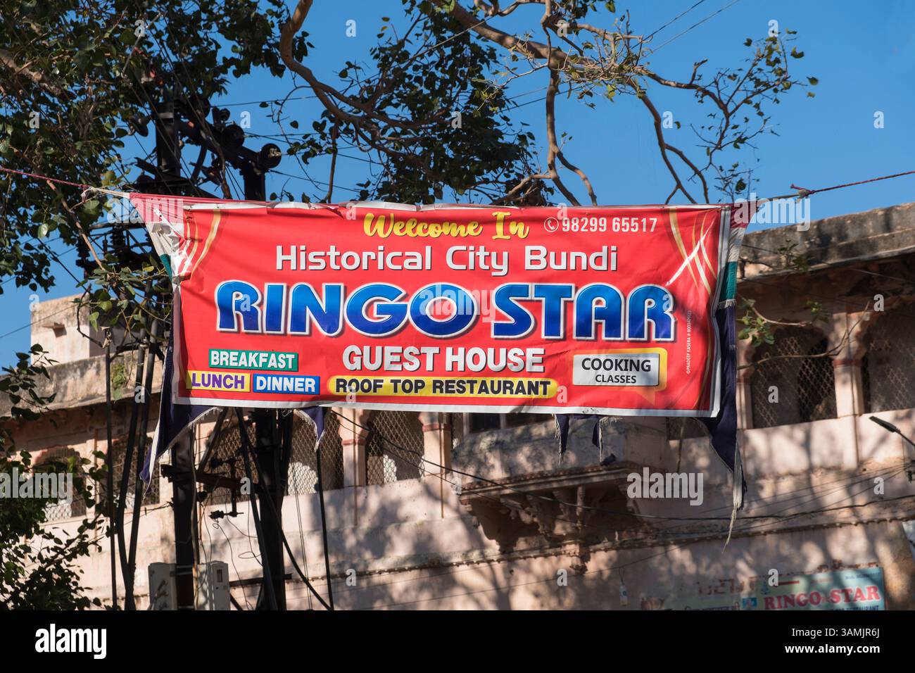 Ringo Starr restaurant sign Bundi Rajasthan India Stock Photo - Alamy