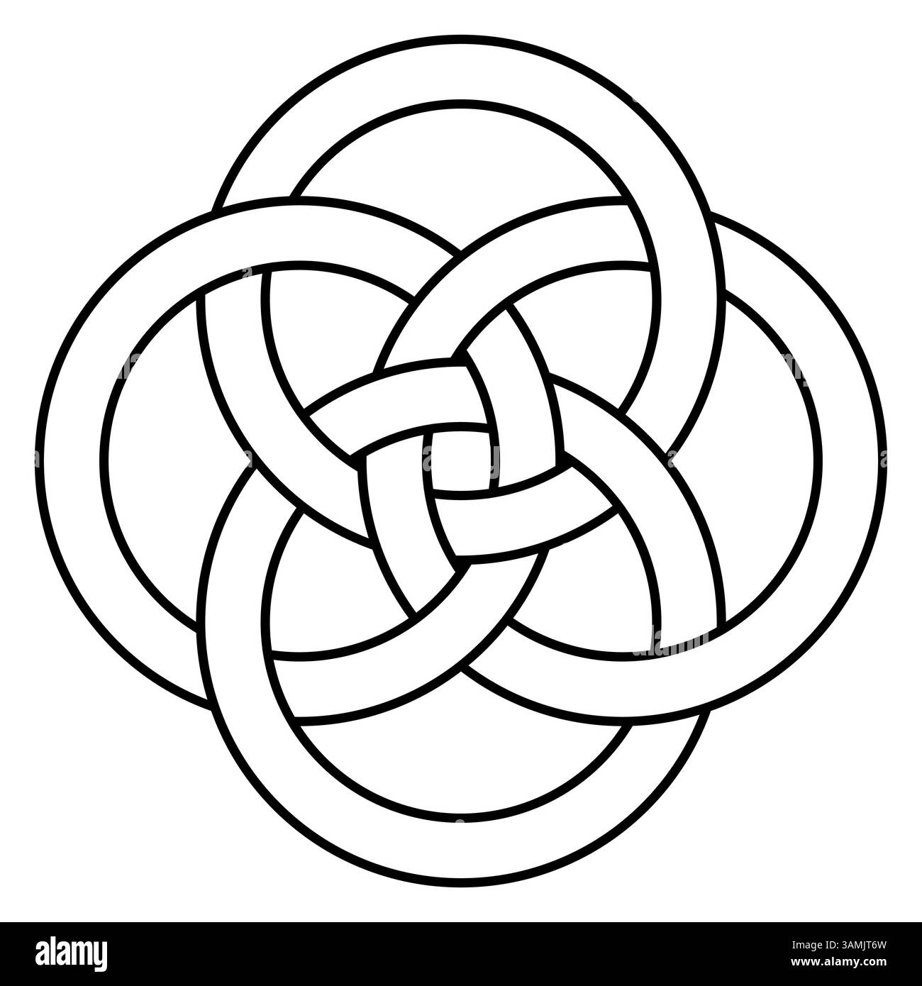 Interlocking knot Stock Vector Images - Alamy