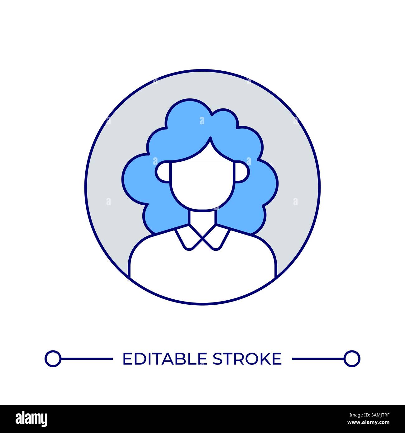 An unknown lady Stock Vector Images - Alamy