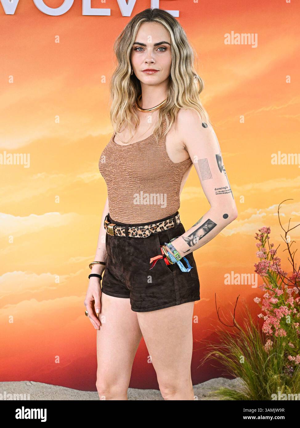 THERMAL, RIVERSIDE COUNTY, CALIFORNIA, USA - APRIL 12: English model ...