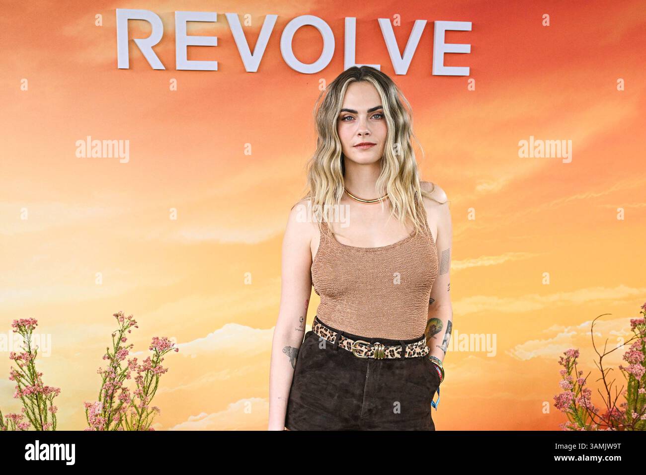 THERMAL, RIVERSIDE COUNTY, CALIFORNIA, USA - APRIL 12: English model ...