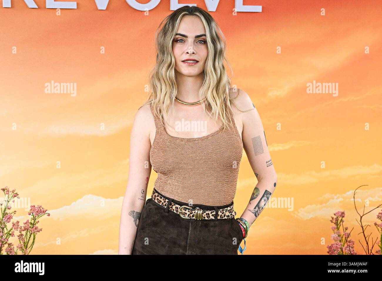 THERMAL, RIVERSIDE COUNTY, CALIFORNIA, USA - APRIL 12: English model ...