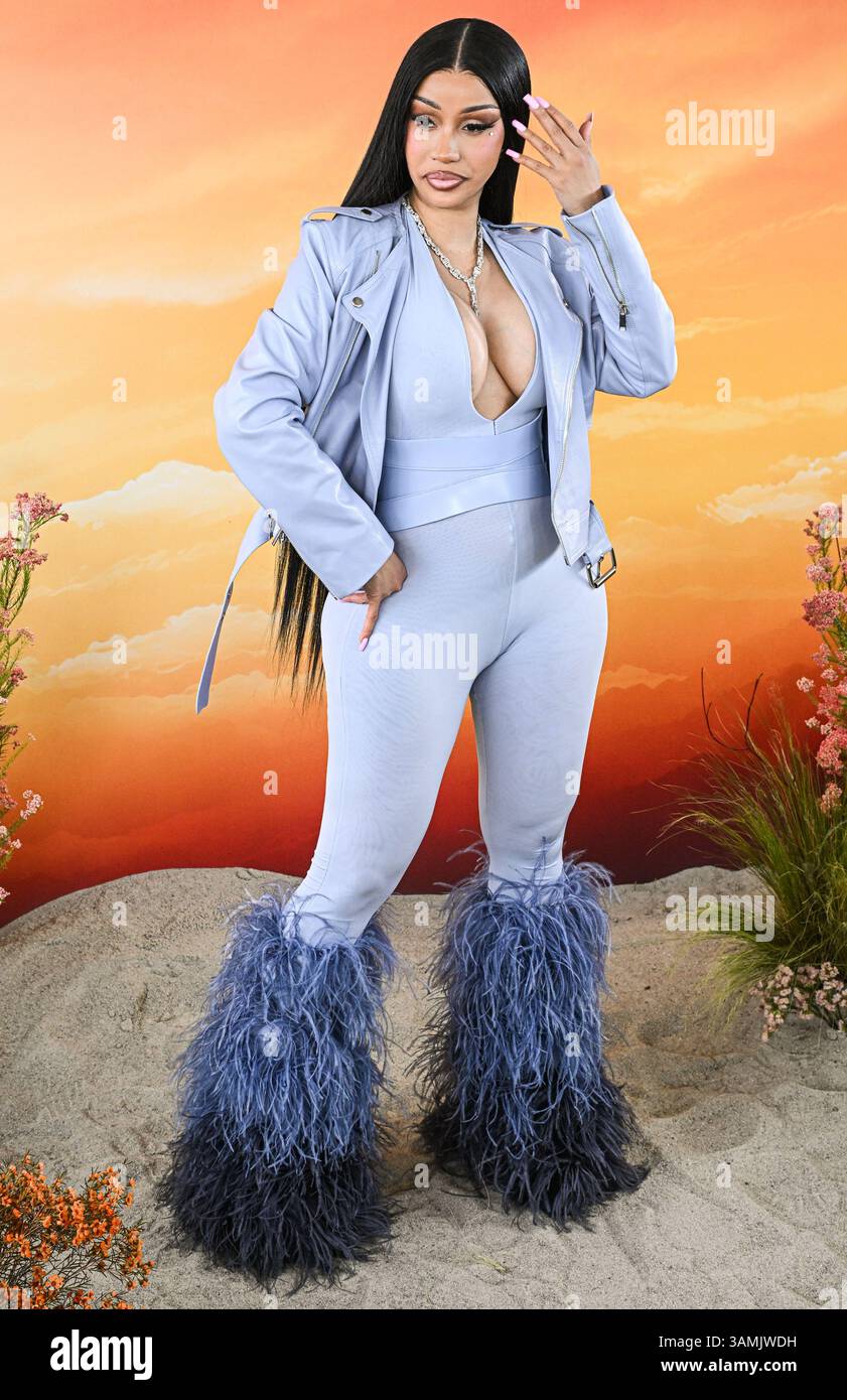 THERMAL, RIVERSIDE COUNTY, CALIFORNIA, USA - APRIL 12: American rapper ...