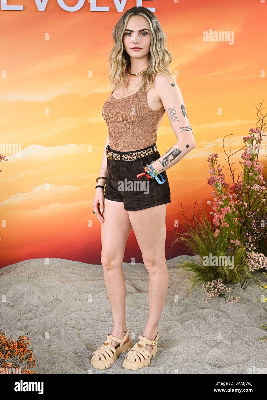 THERMAL, RIVERSIDE COUNTY, CALIFORNIA, USA - APRIL 12: English model ...