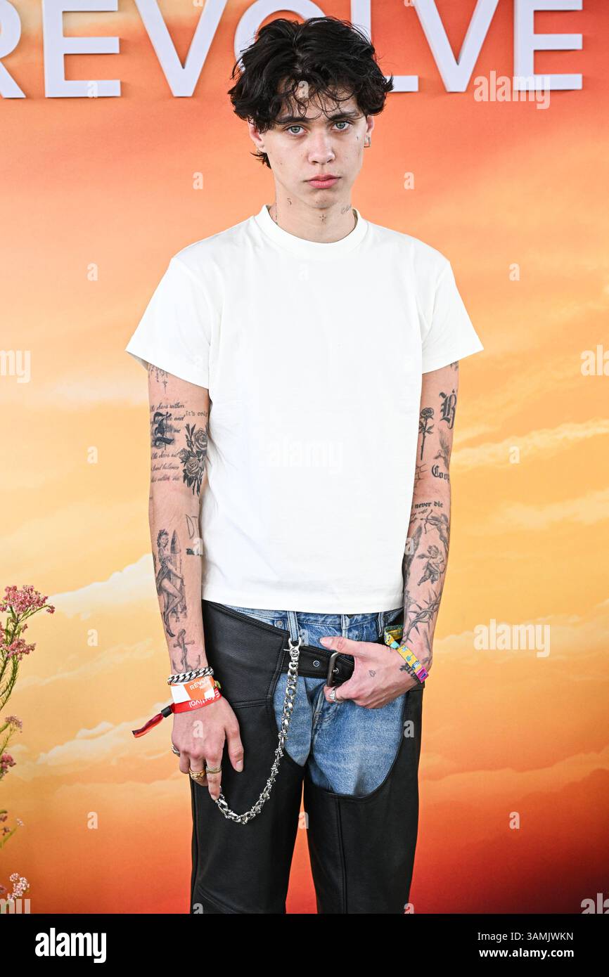 THERMAL, RIVERSIDE COUNTY, CALIFORNIA, USA - APRIL 12: American rapper ...