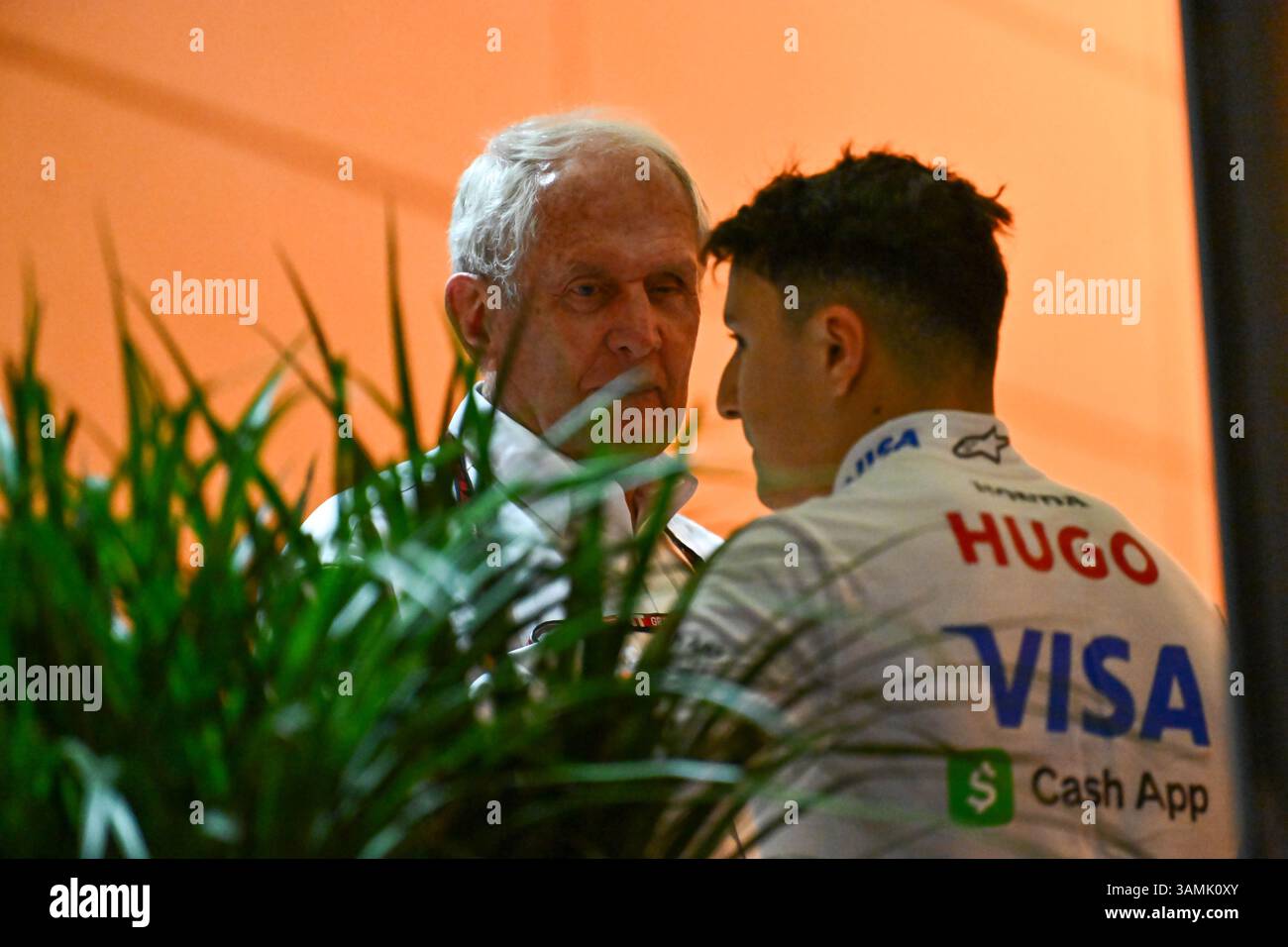 BAHRAIN, BAHRAIN - APRIL 13: Helmut Marko of Red Bull Racing during the ...
