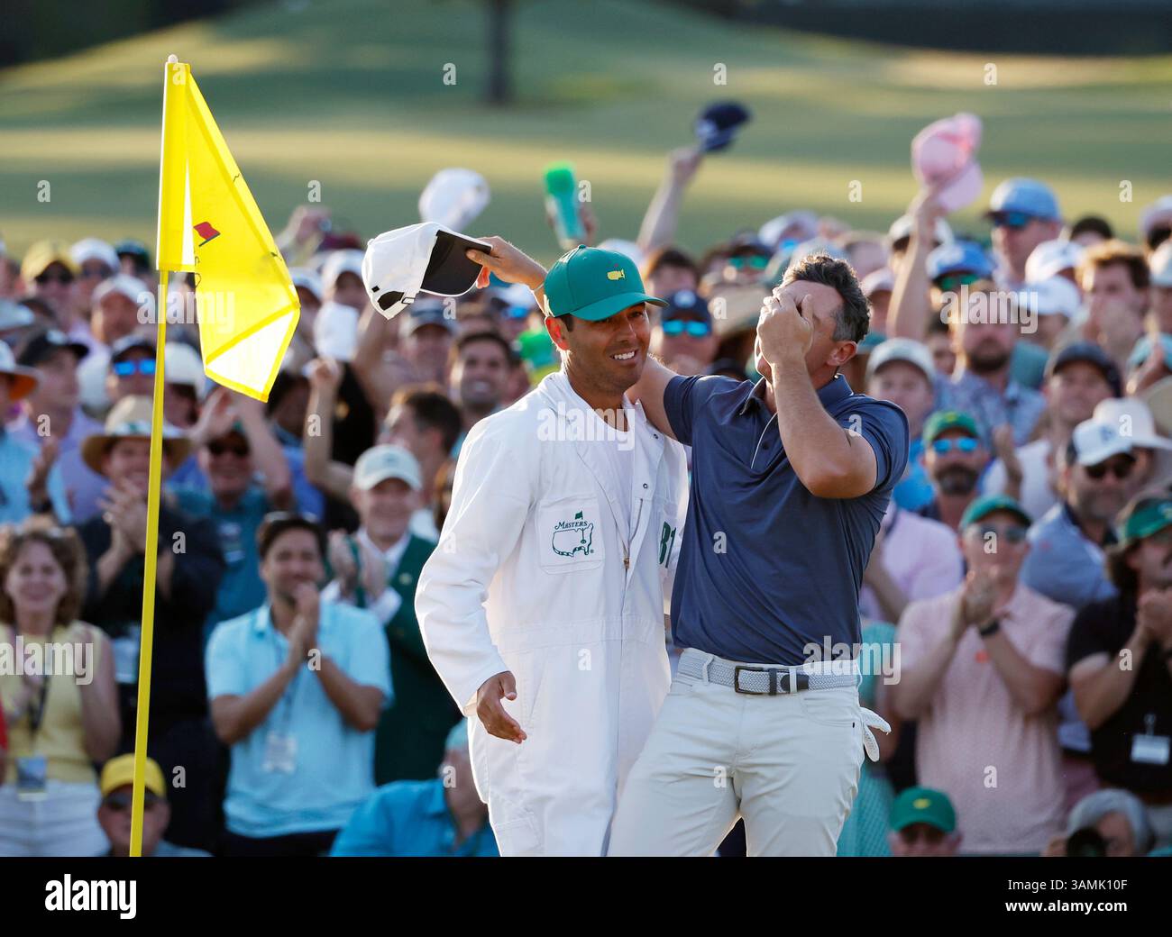 Augusta, United States. 13th Apr, 2025. Rory McIlroy of Northern ...