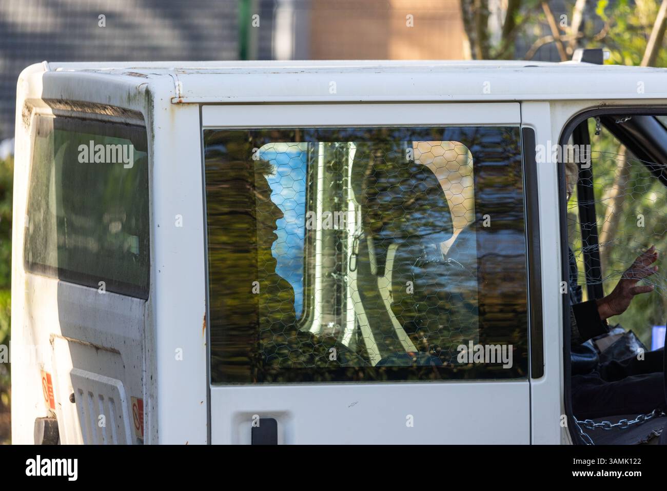 Leicester, UK. 14 APR, 2025. Locked on Activists gesture as Palestine ...