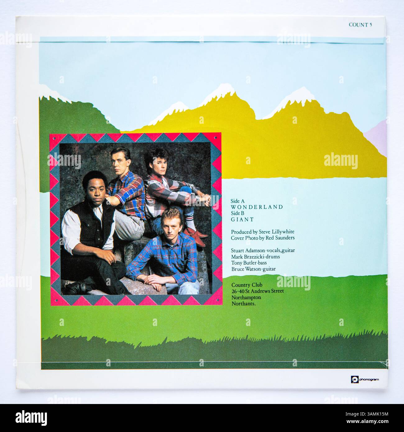 Back cover of the seven inch single version of Wonderland by Big ...