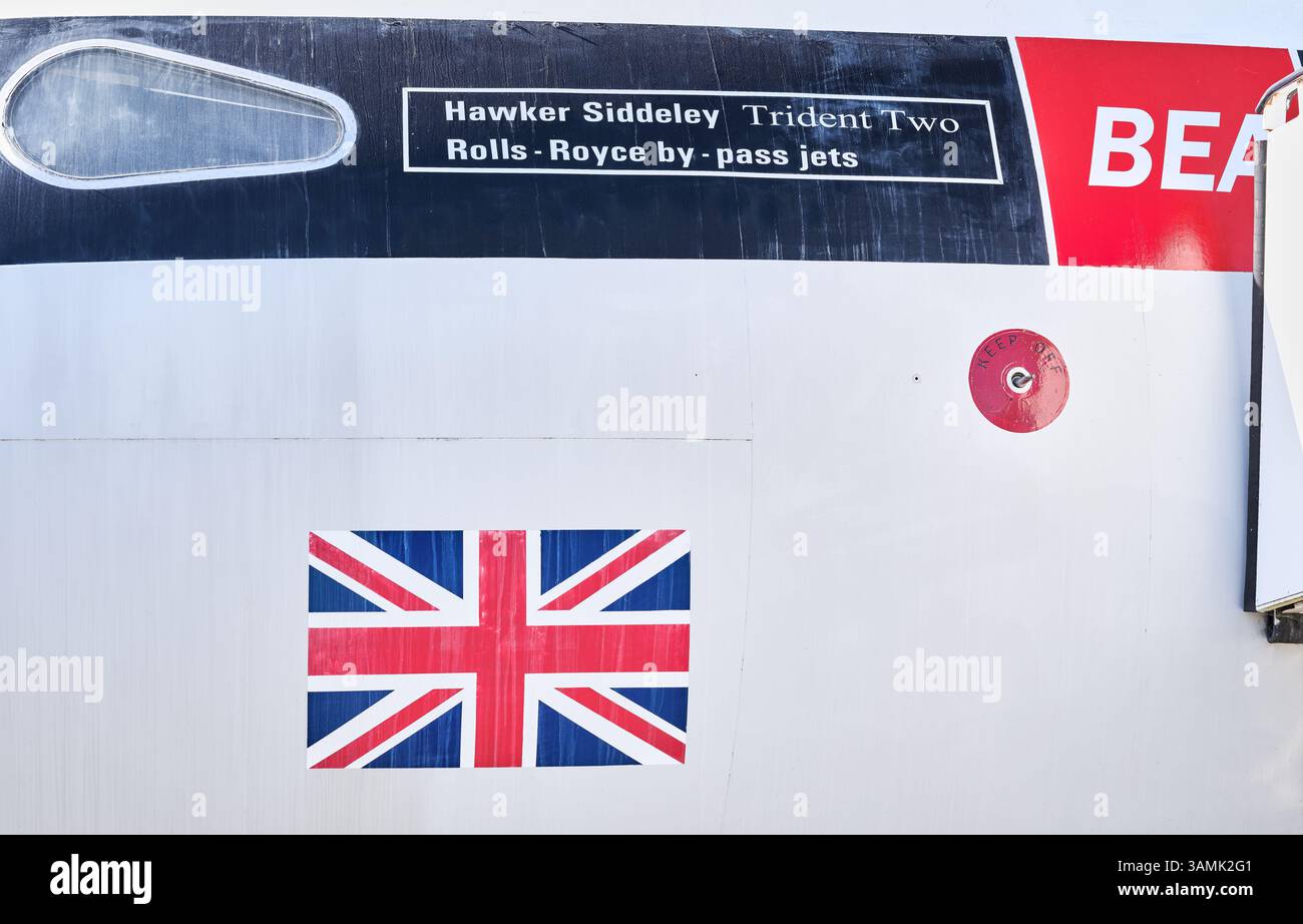 BEA (British European Airways) Hawker Siddley Trident Two Rolls-Royce ...