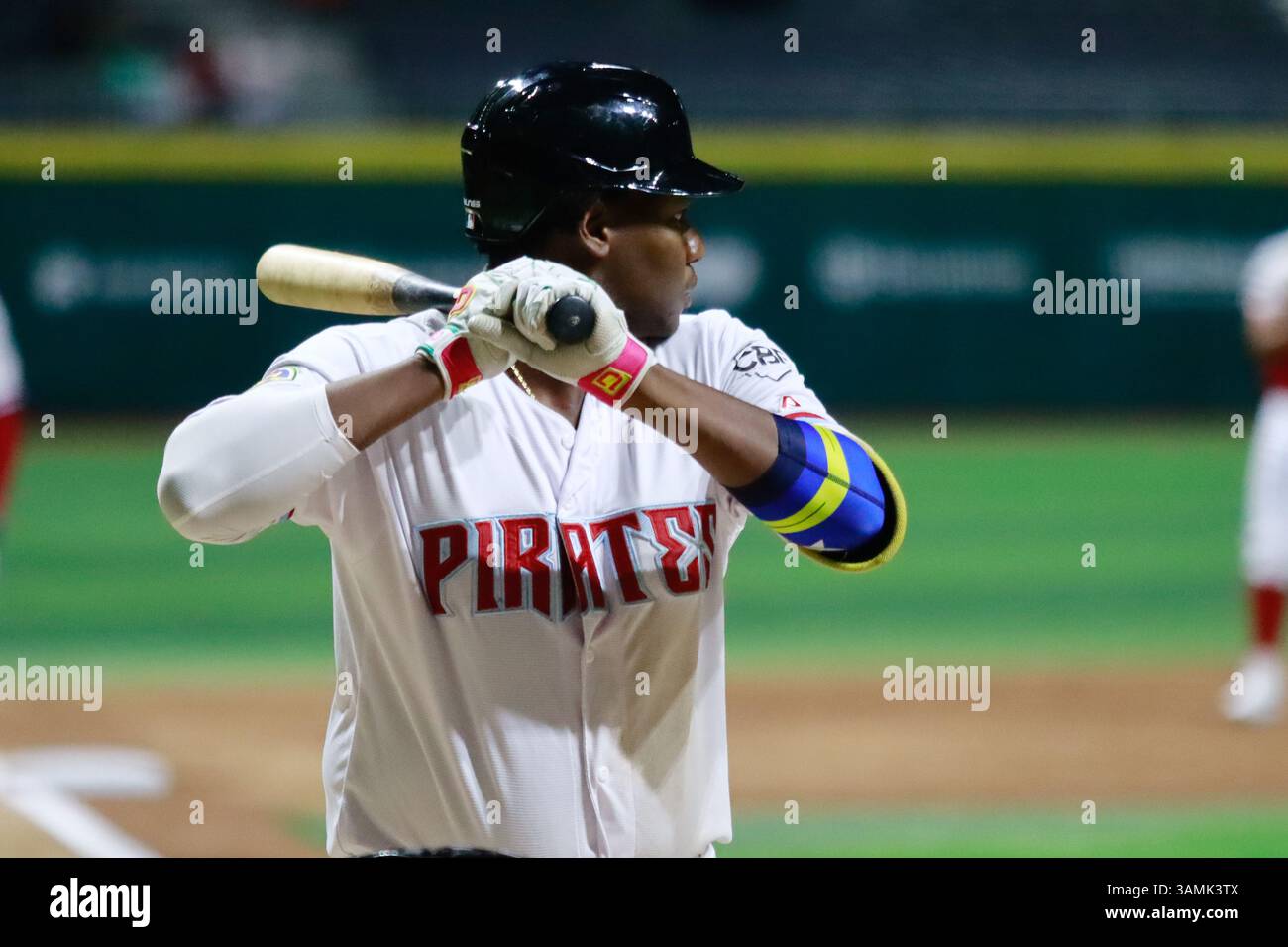 Juremi Profar #13 of Santa Maria Pirates at the bat during the ...