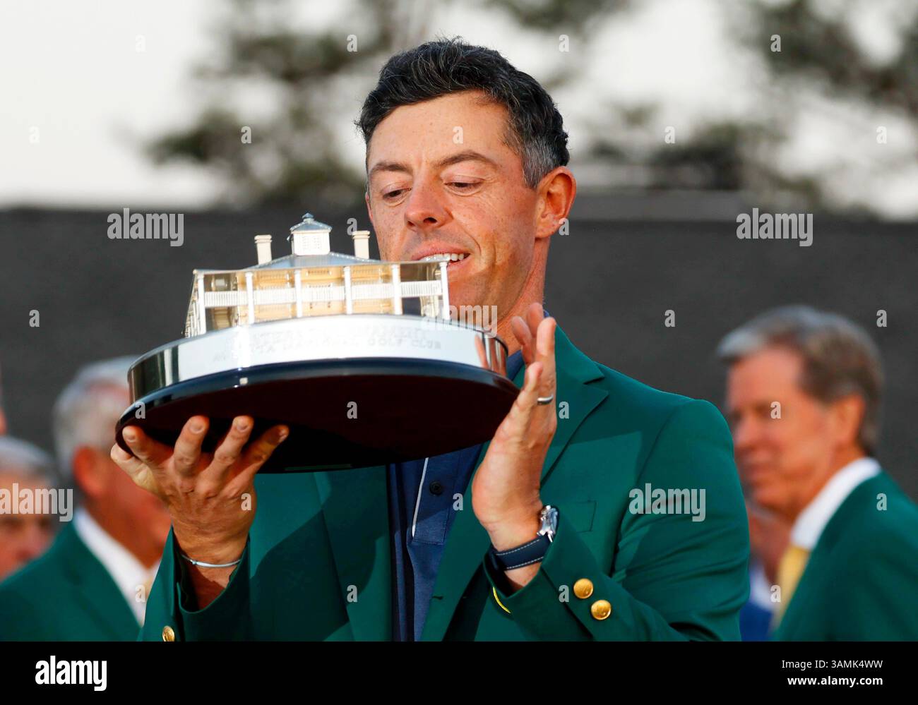 Augusta, United States. 13th Apr, 2025. Rory McIlroy of Northern ...