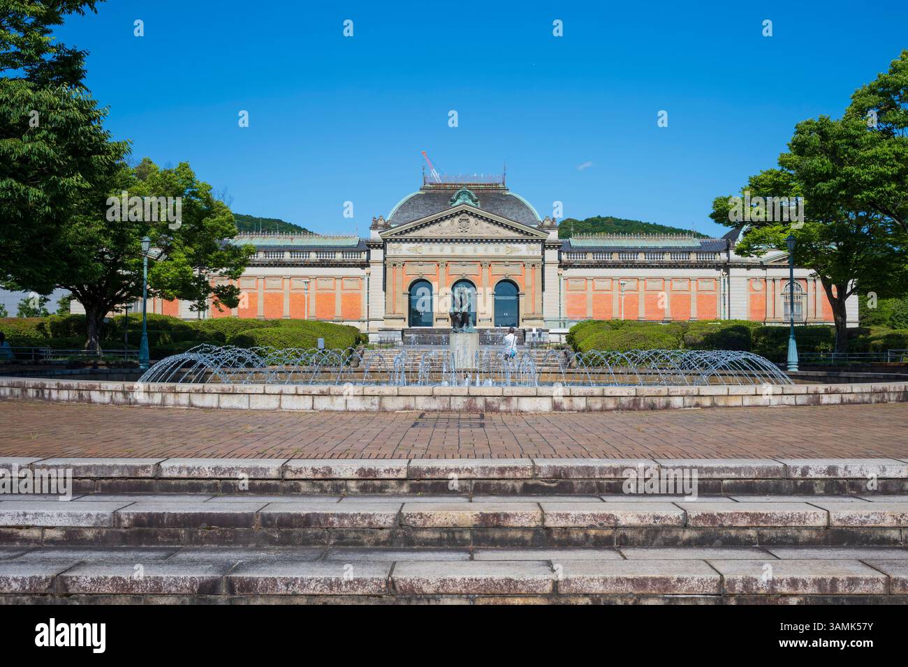 Kyoto, Japan, June 19, 2024: The large bronze statue of the French ...