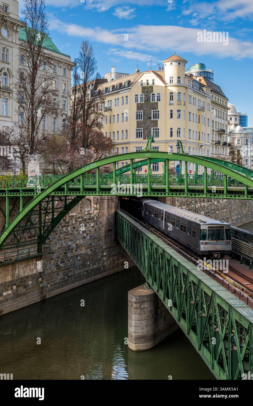 Vienna austria zollamtssteg bridge hi-res stock photography and images - Alamy