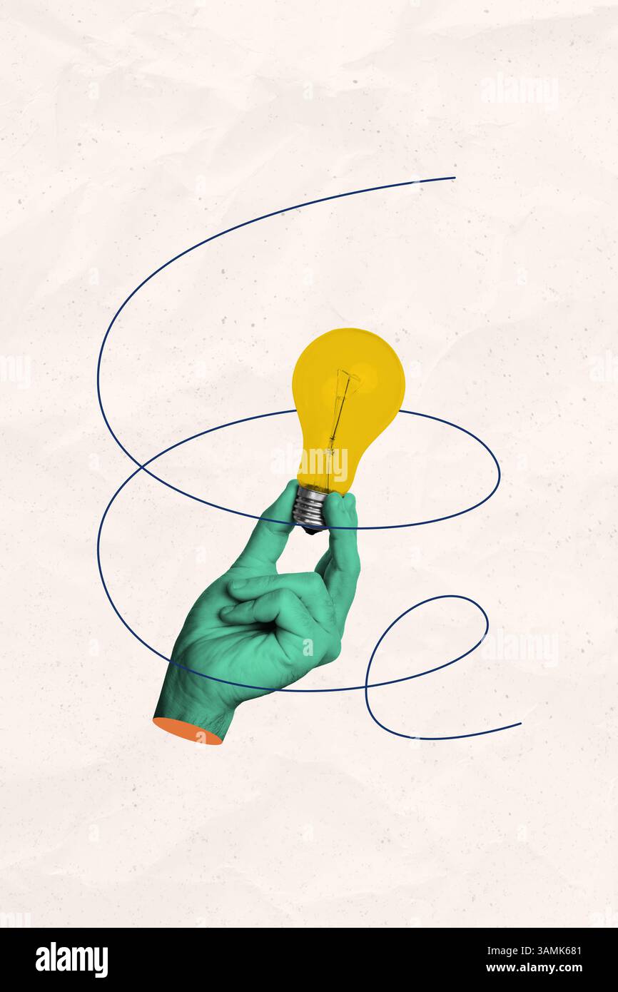 Trend artwork poster composite sketch image collage of challenge ...