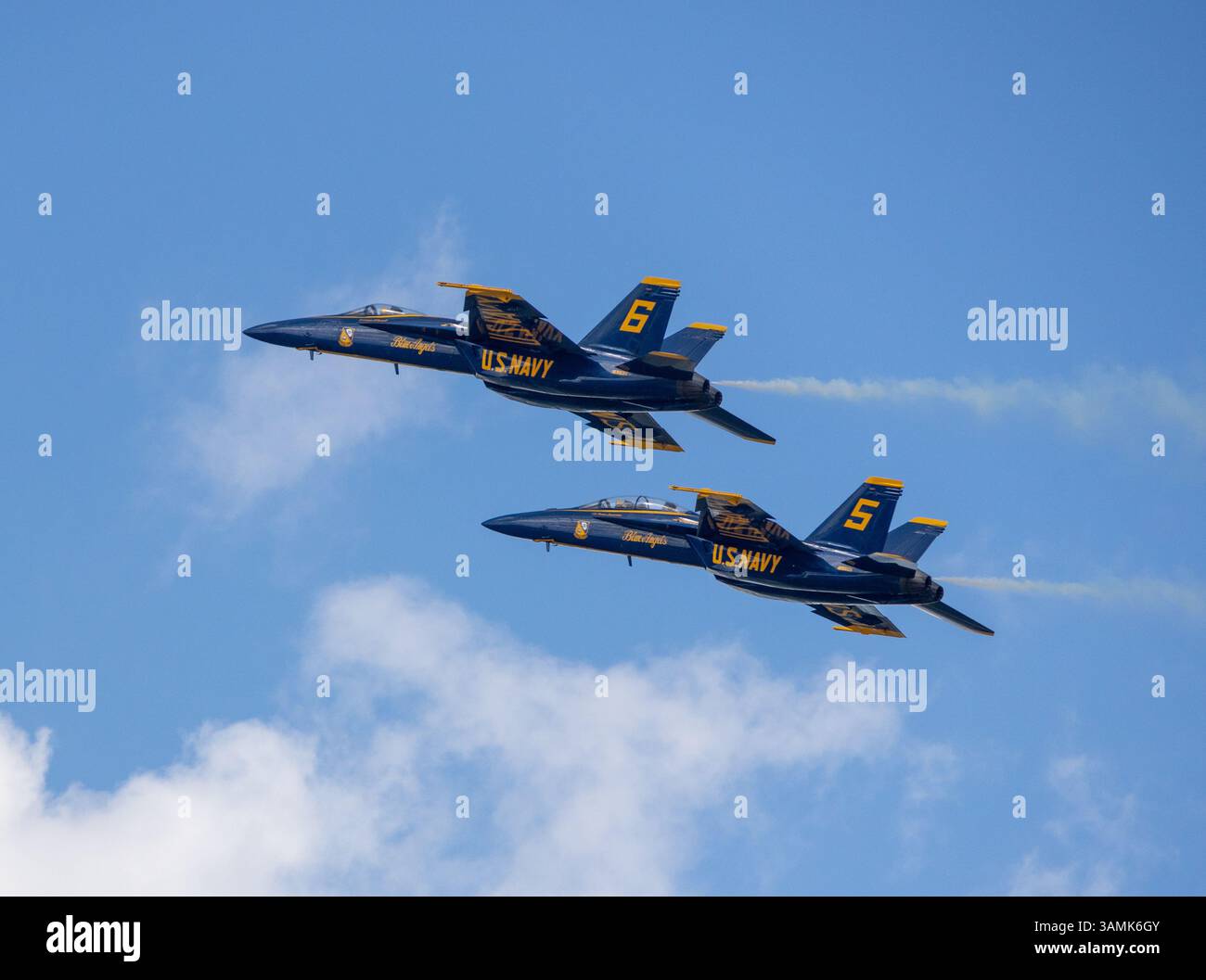 The U.S. Navy Flight Demonstration Team, the Blue Angels, perform ...