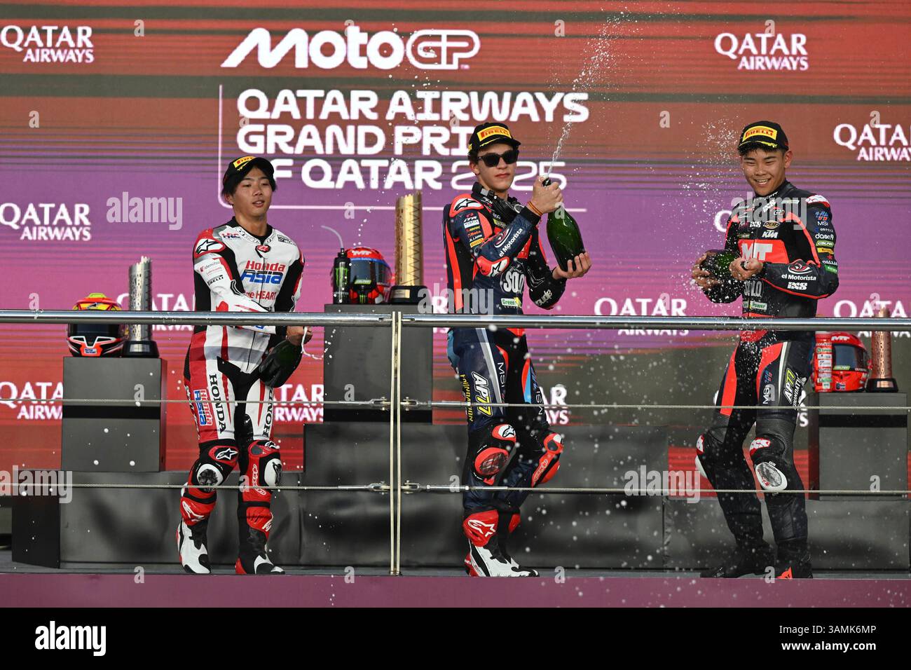 Races of MotoGP Grand Prix of Qatar at Losail International Circuit ...