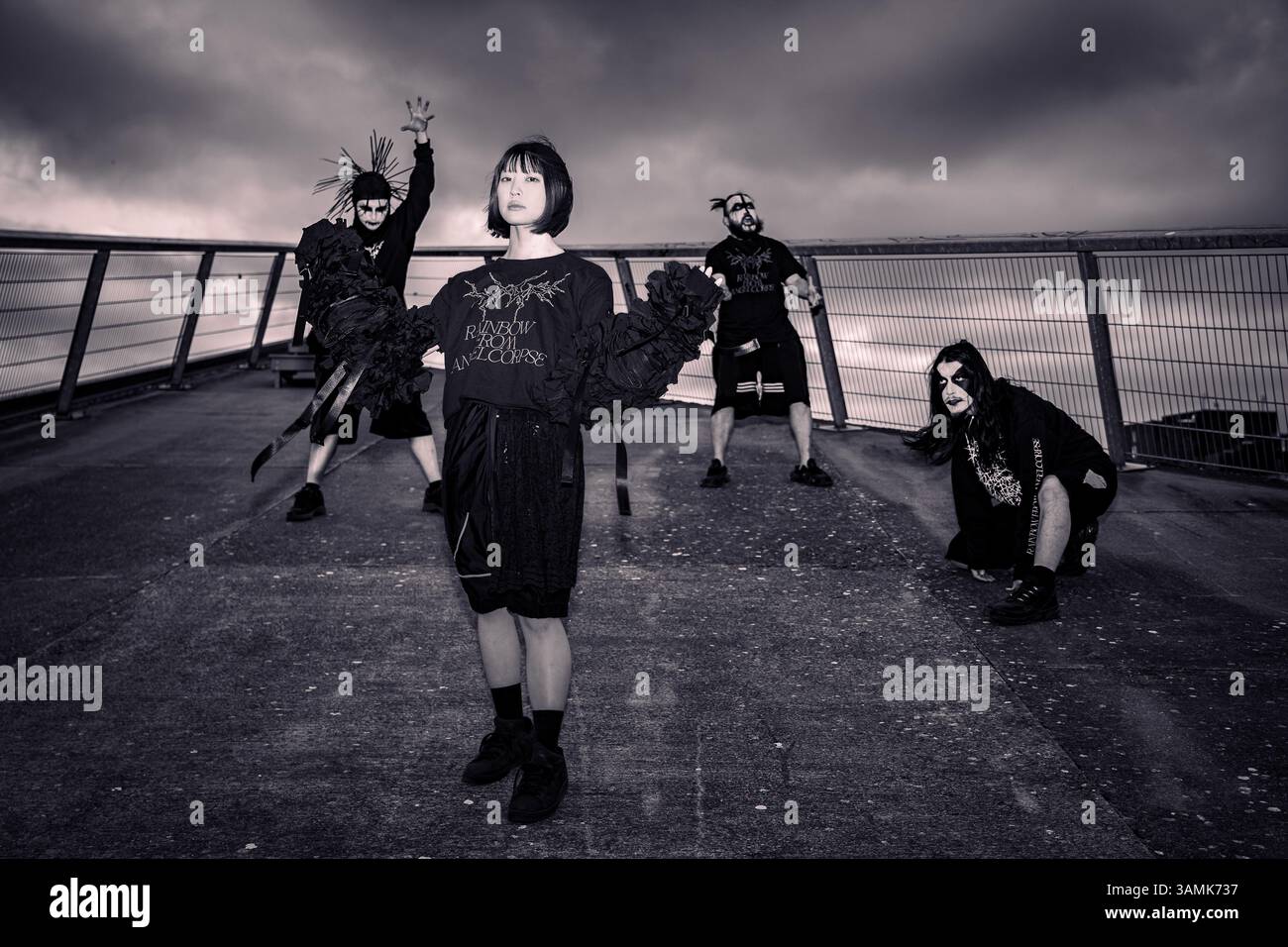 Aarhus, Denmark. 10th, April 2025. The Japanese metal act Violent Magic ...