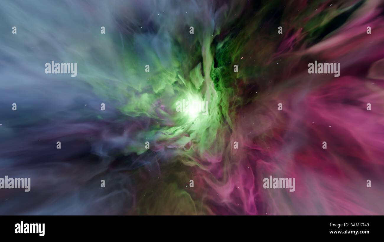 Spectacular cosmic display showcases a swirling nebula filled with ...