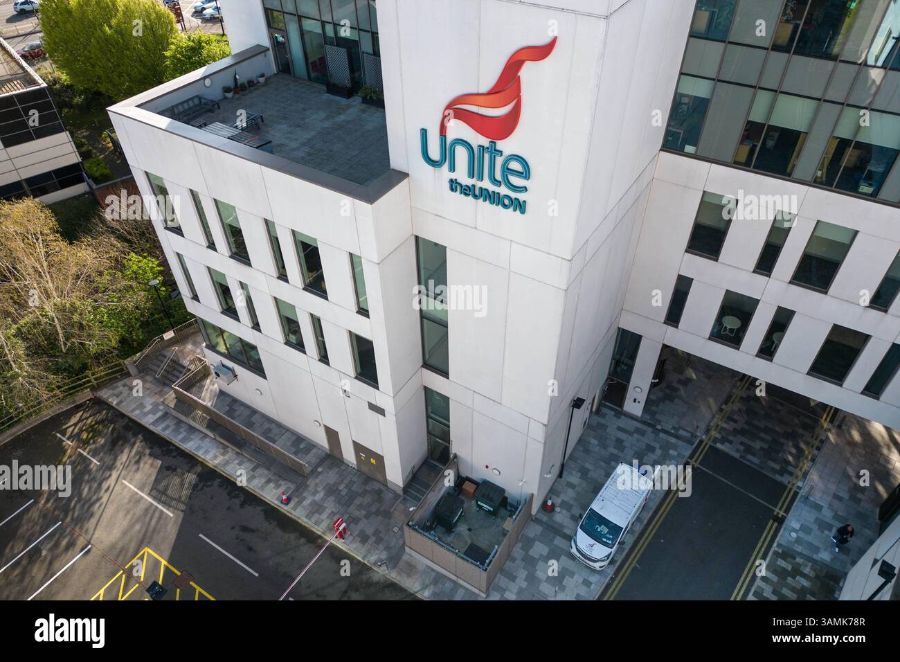 Jennens Road, Birmingham, 14th April 2025: Unite the Union's bins are ...