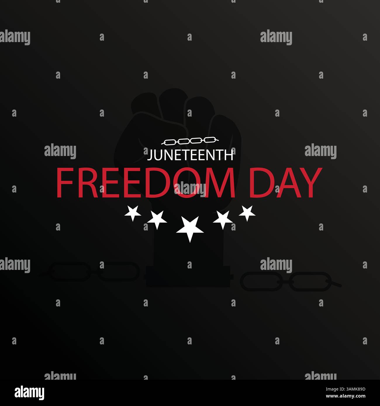 Honoring Juneteenth Celebrating Freedom on June 19th Stock Vector Image ...