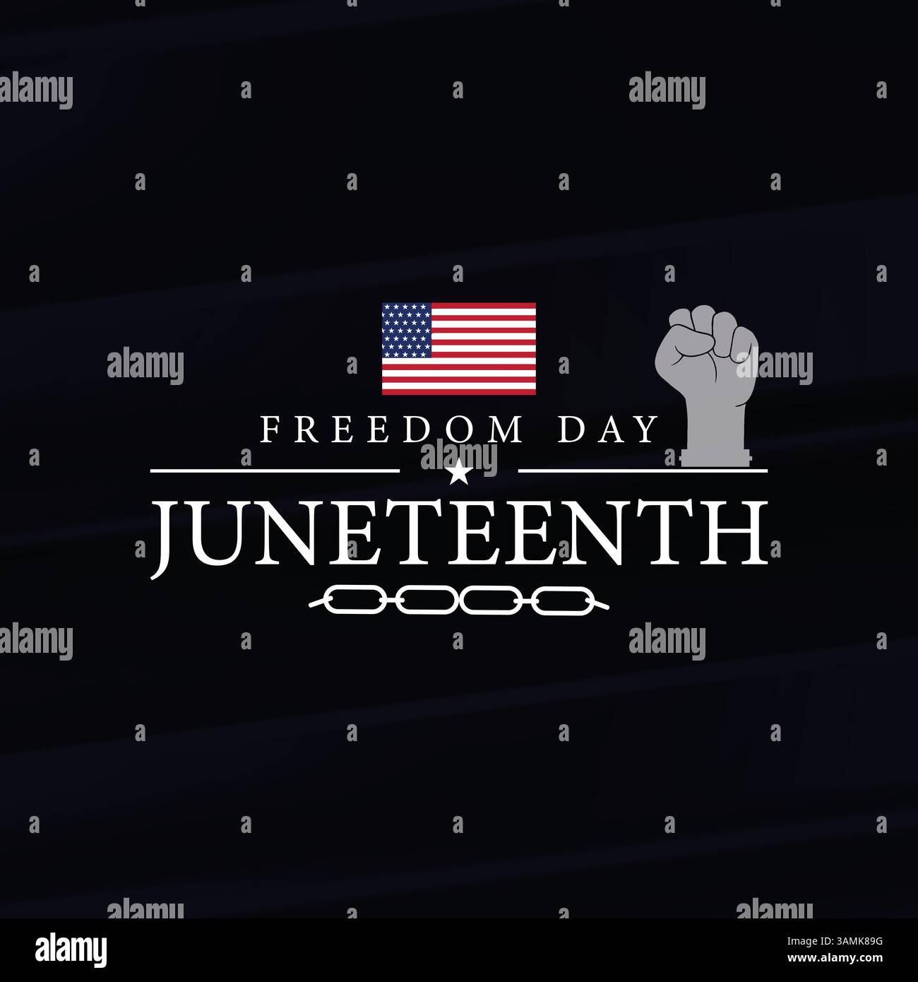 Juneteenth A Day of Remembrance and Reflection on June 19 Stock Vector ...