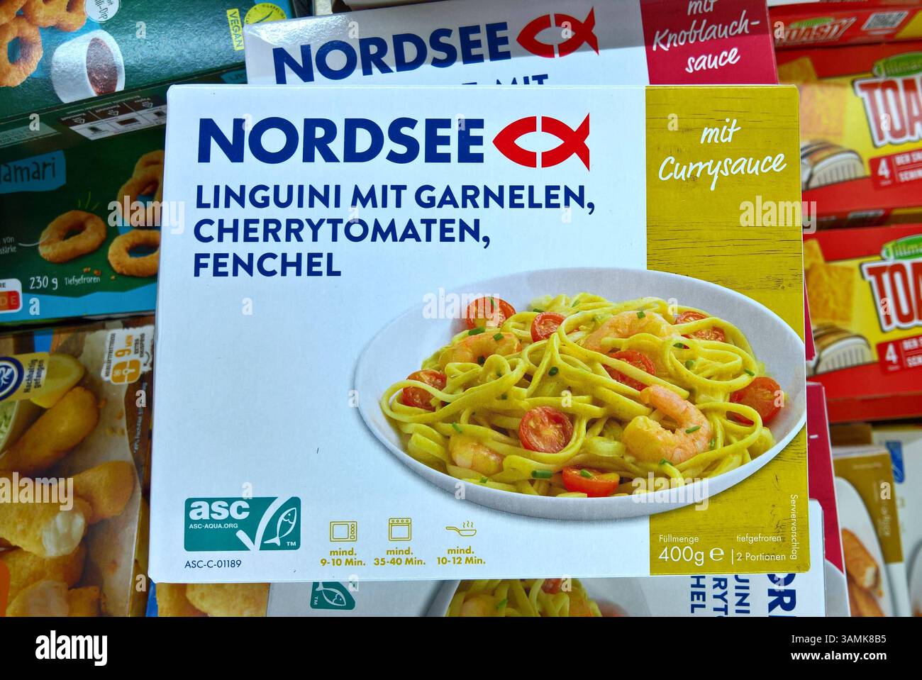 Nordsee GmbH, Bremerhafen. Fischwaren bzw TK Ware, Linguini mit ...