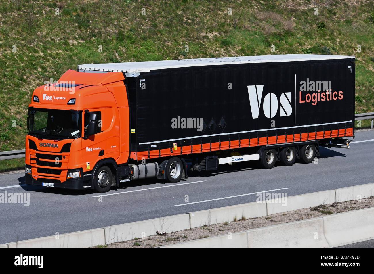 Vos Logistics, Scania LKW Sattelschlepper. Vos Logistics ist eine ...
