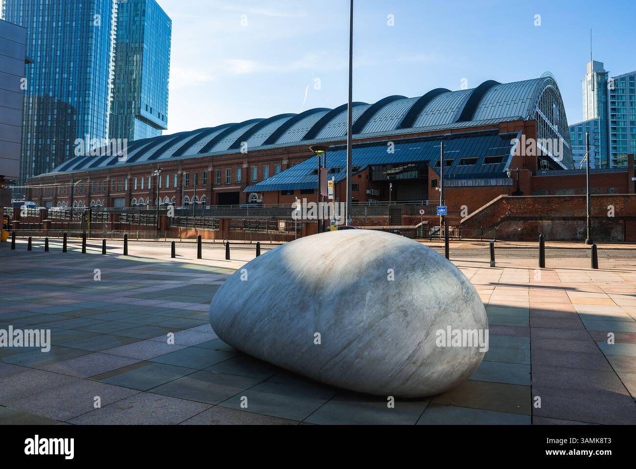 Manchester Central Convention Complex with Modern Skyscrapers Stock ...