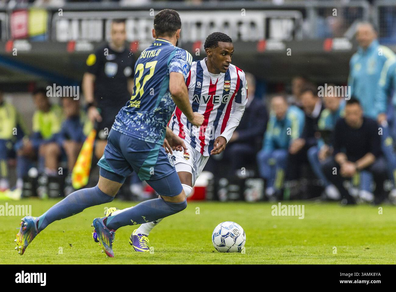 Tilburg, Netherlands. 13th Apr, 2025. TILBURG, 13-04-2025. Koning ...