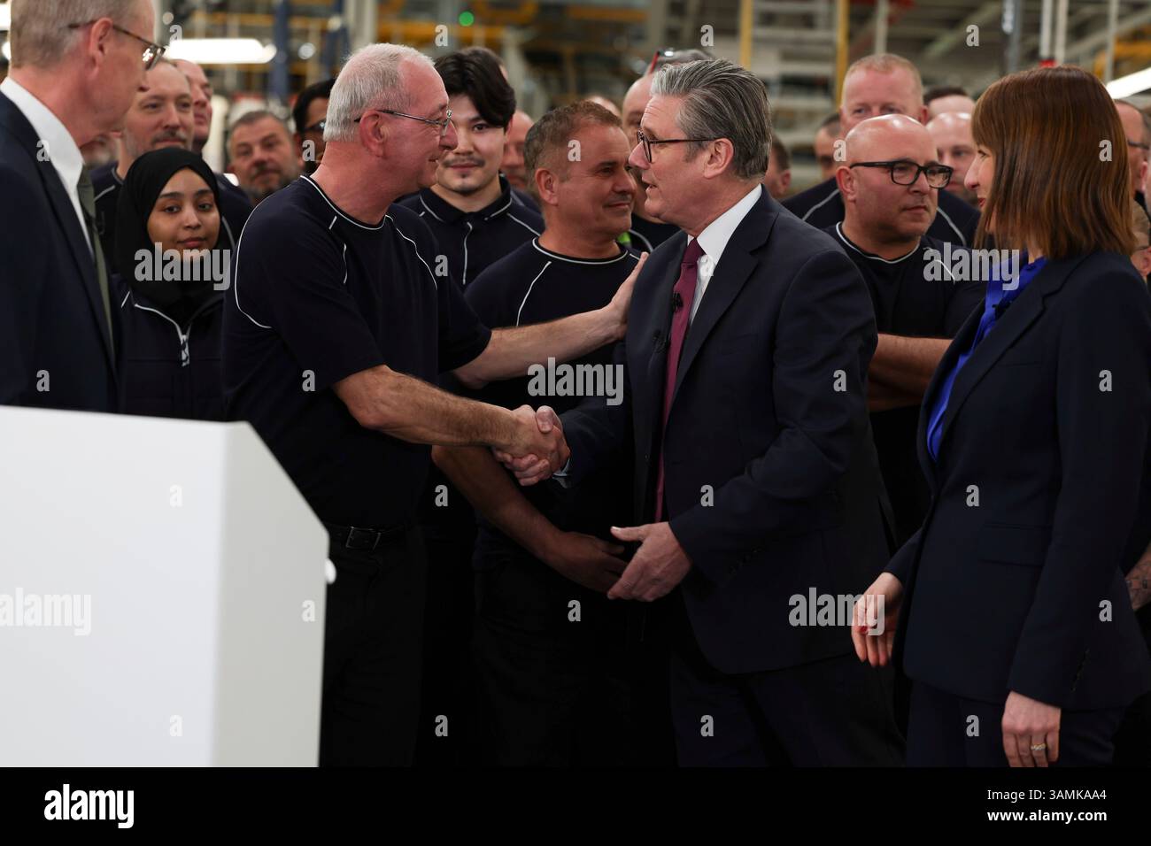 SOLIHULL, ENGLAND, UK - 07 April 2025 - UK Prime Minister Keir Starmer ...