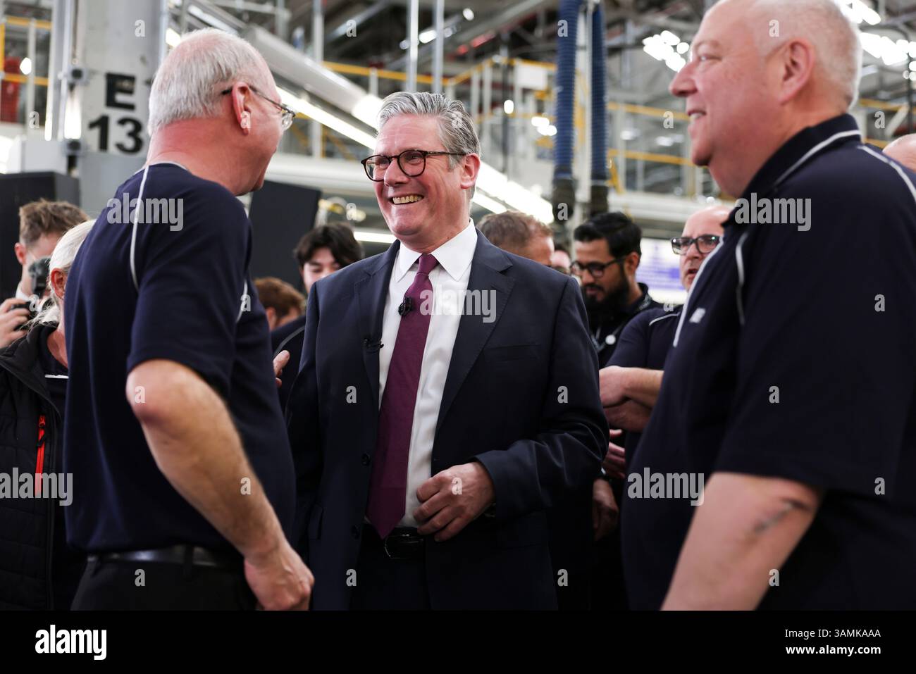 SOLIHULL, ENGLAND, UK - 07 April 2025 - UK Prime Minister Keir Starmer ...