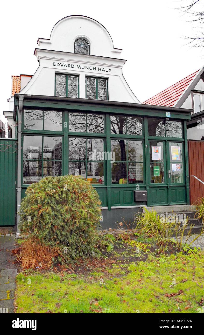 Edvard Munch Haus Museum *** Edvard Munch House Museum Stock Photo - Alamy