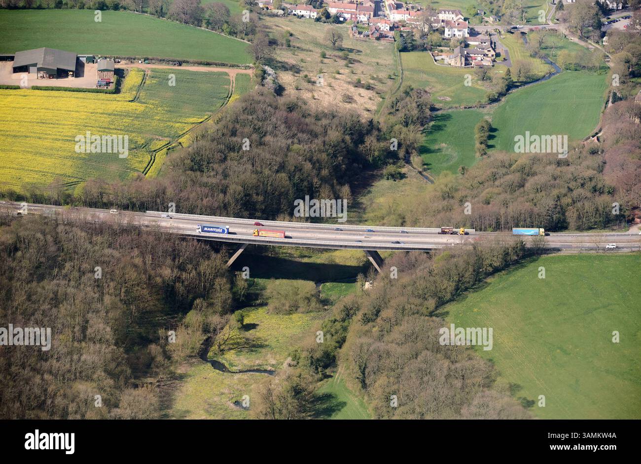The went viaduct on the a1 trunk road hi-res stock photography and ...