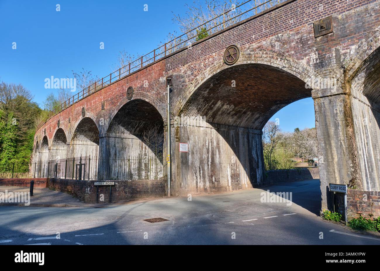 Railway Viaduct in Coalbrookdale, Telford & Wrekin Stock Photo - Alamy
