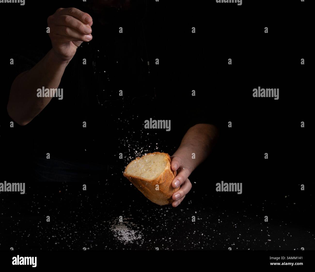 Concept of hospitality: bread and salt Stock Photo - Alamy